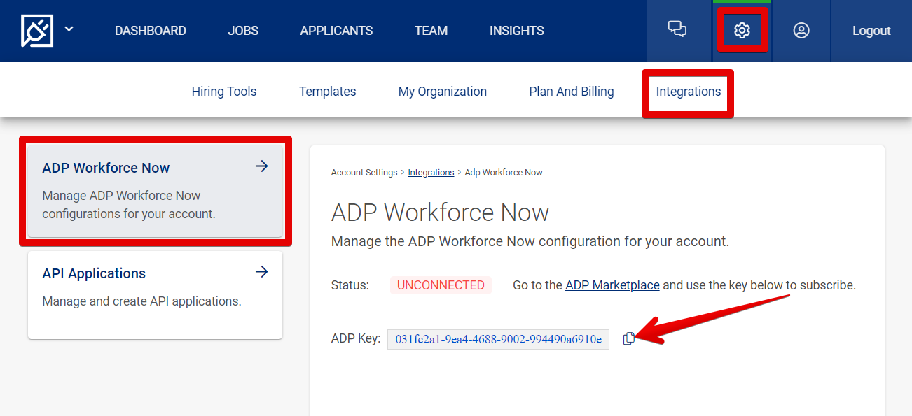 Using CareerPlug's ADP Workforce Now Integration