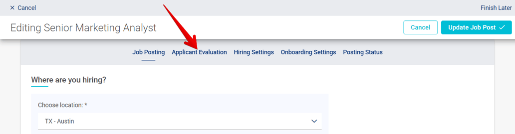 Using prescreen questions