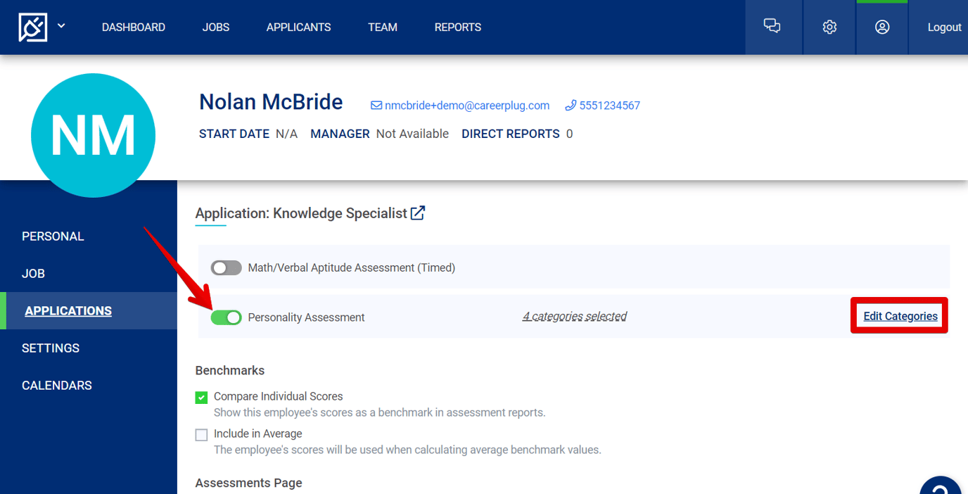 Test CareerPlug's assessments by taking them yourself