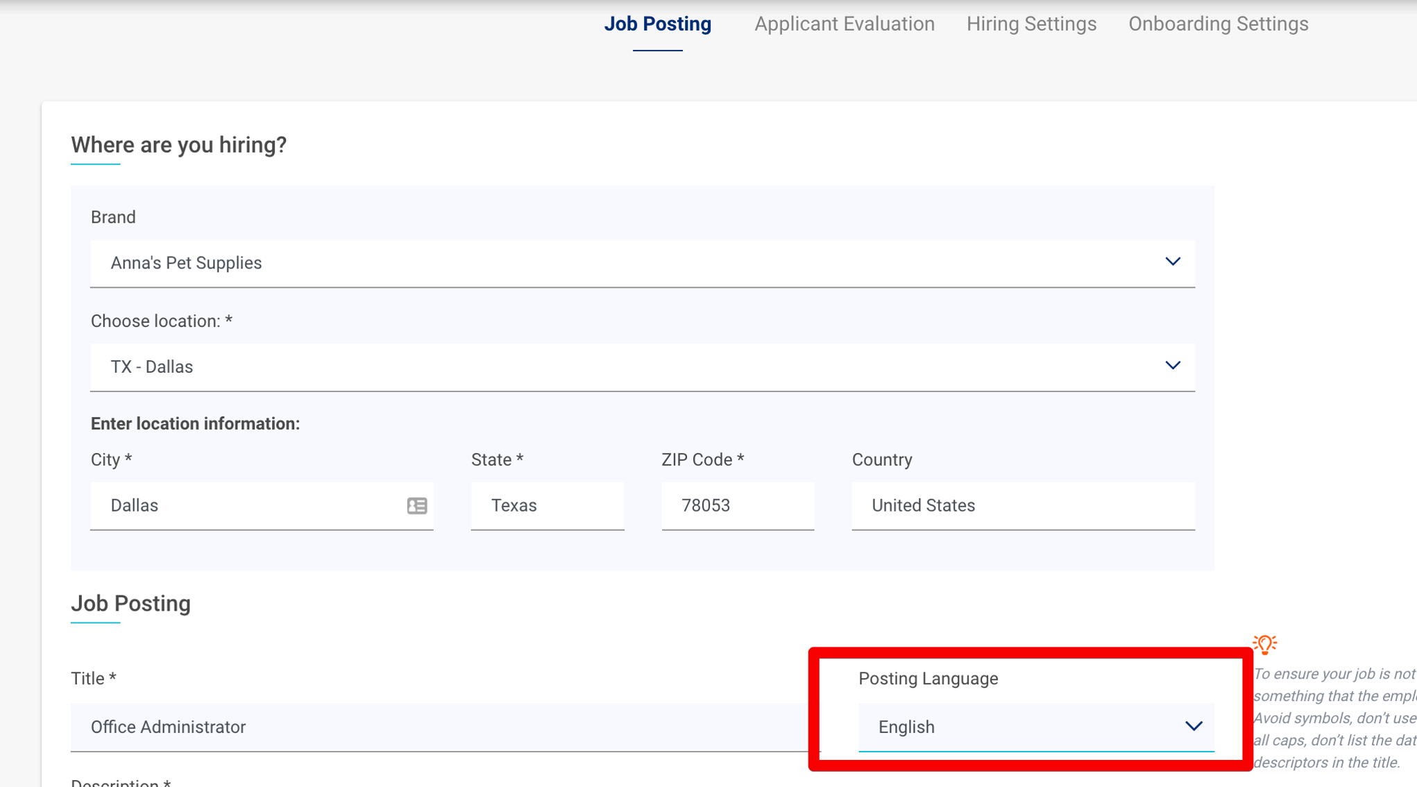 Recruiting bilingual candidates