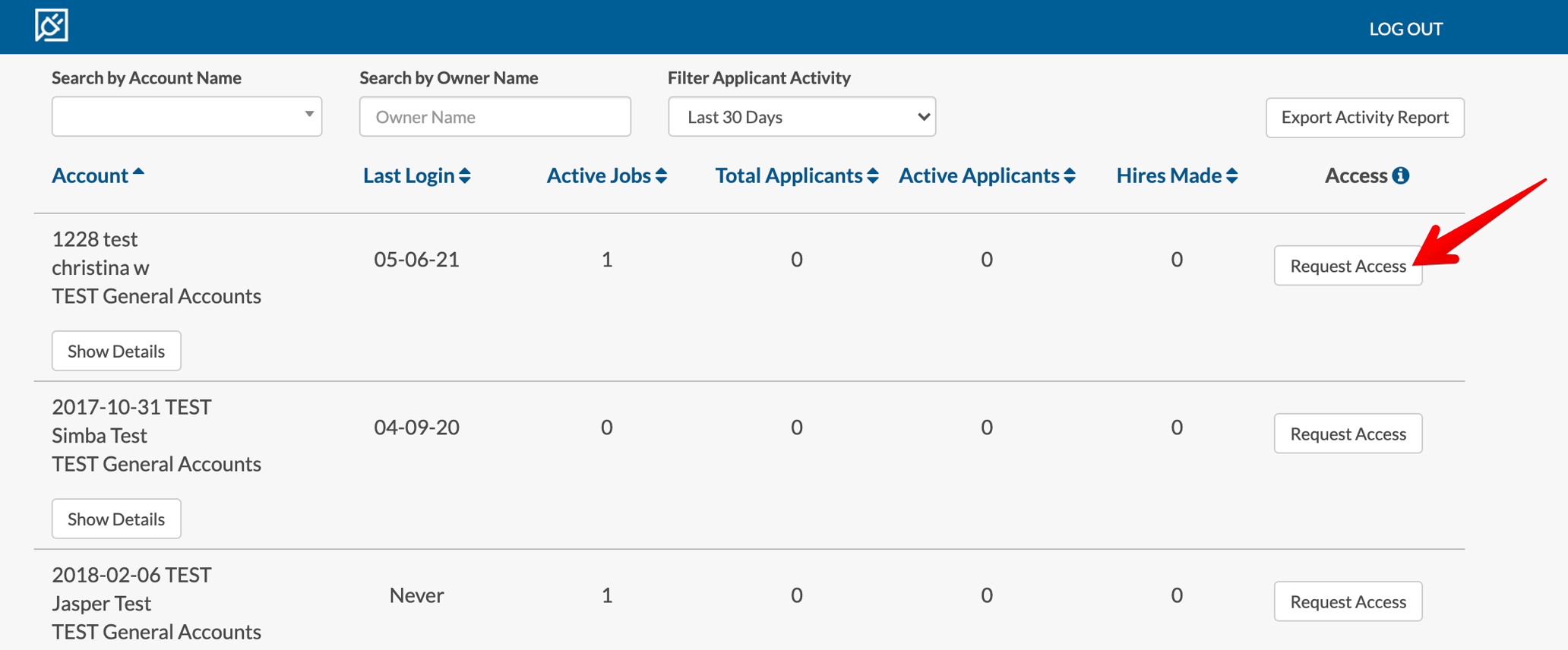 Super Admins - Requesting access
