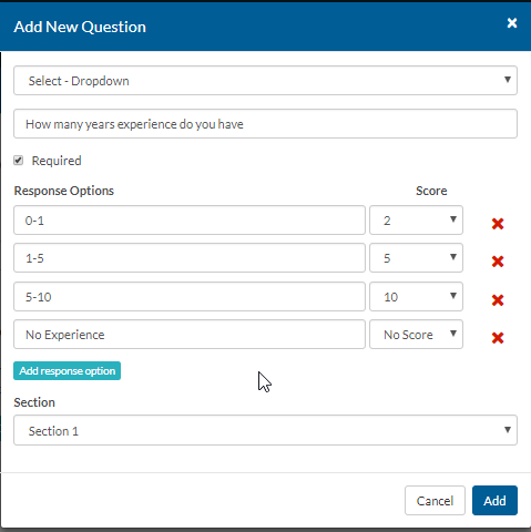 Configuring interview scorecards