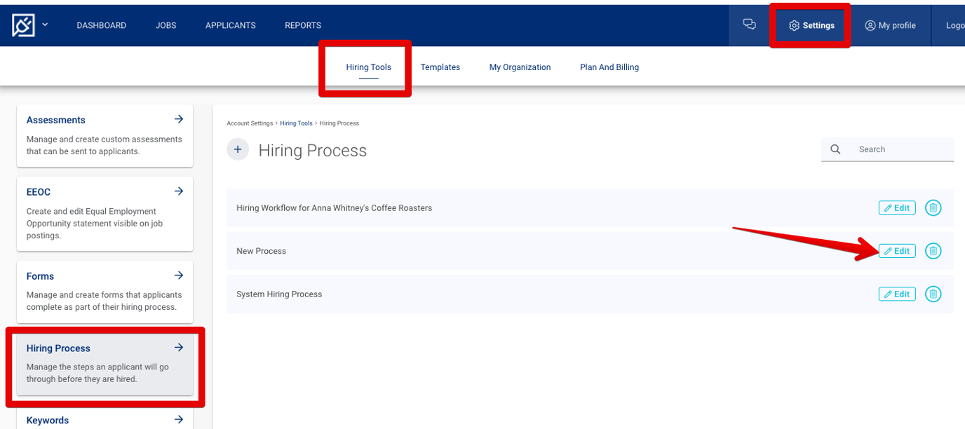 Configuring interview scorecards