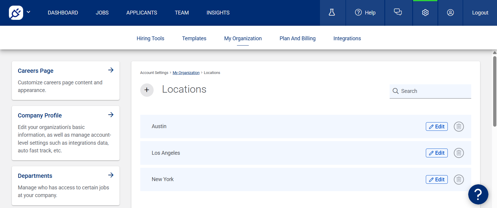 Using Locations and Operating Areas in CareerPlug