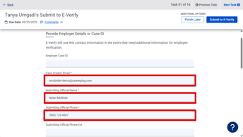 Setting up and using the E-Verify integration